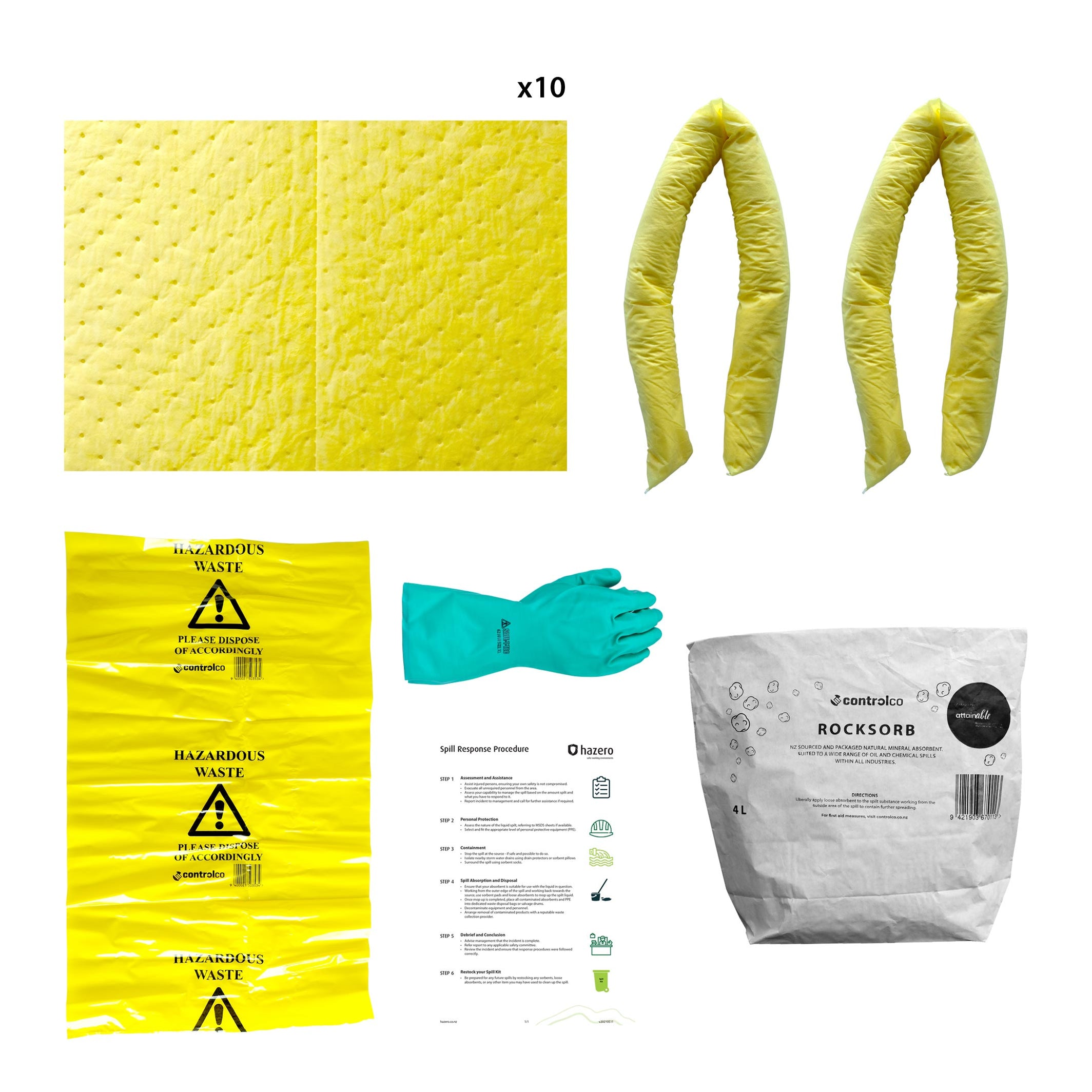 Controlco Everyday Spill Kit - Chemical - 20L Pail — Total Safety