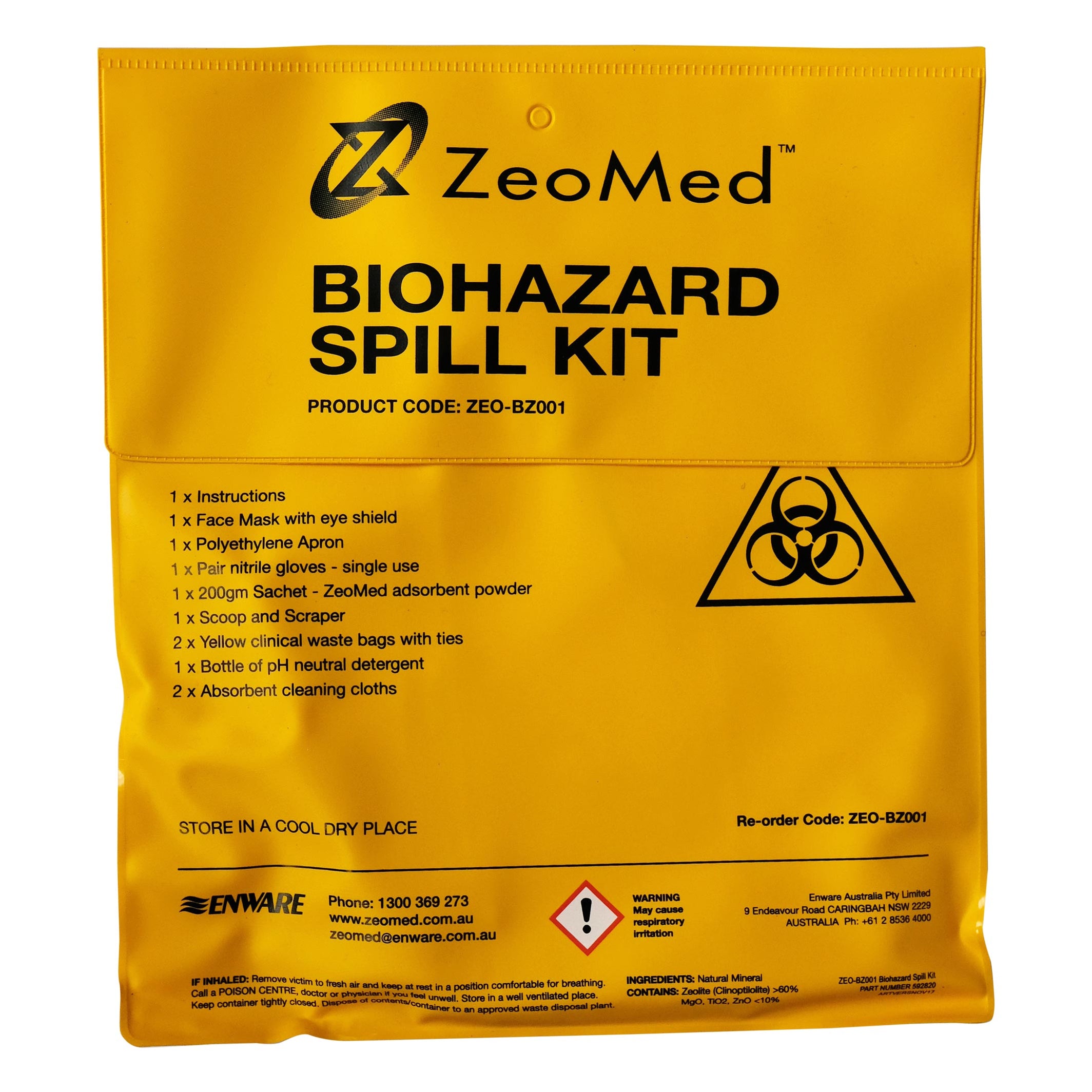 Biohazard Spill Kit — First Aid Plus Limited T/A Total Safety