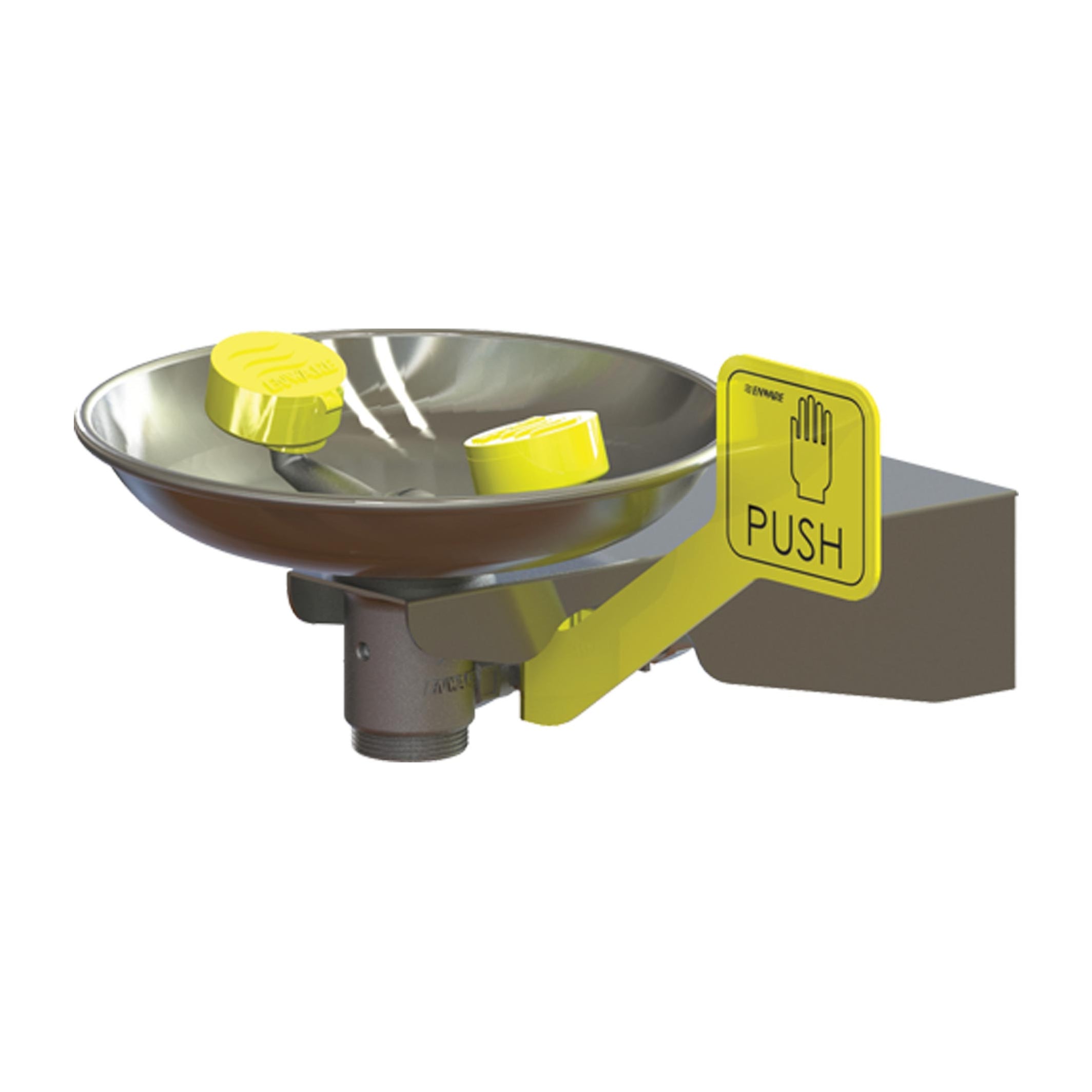 Emergency Wall Mounted Hand Operated Eye and Face Wash — First Aid Plus ...