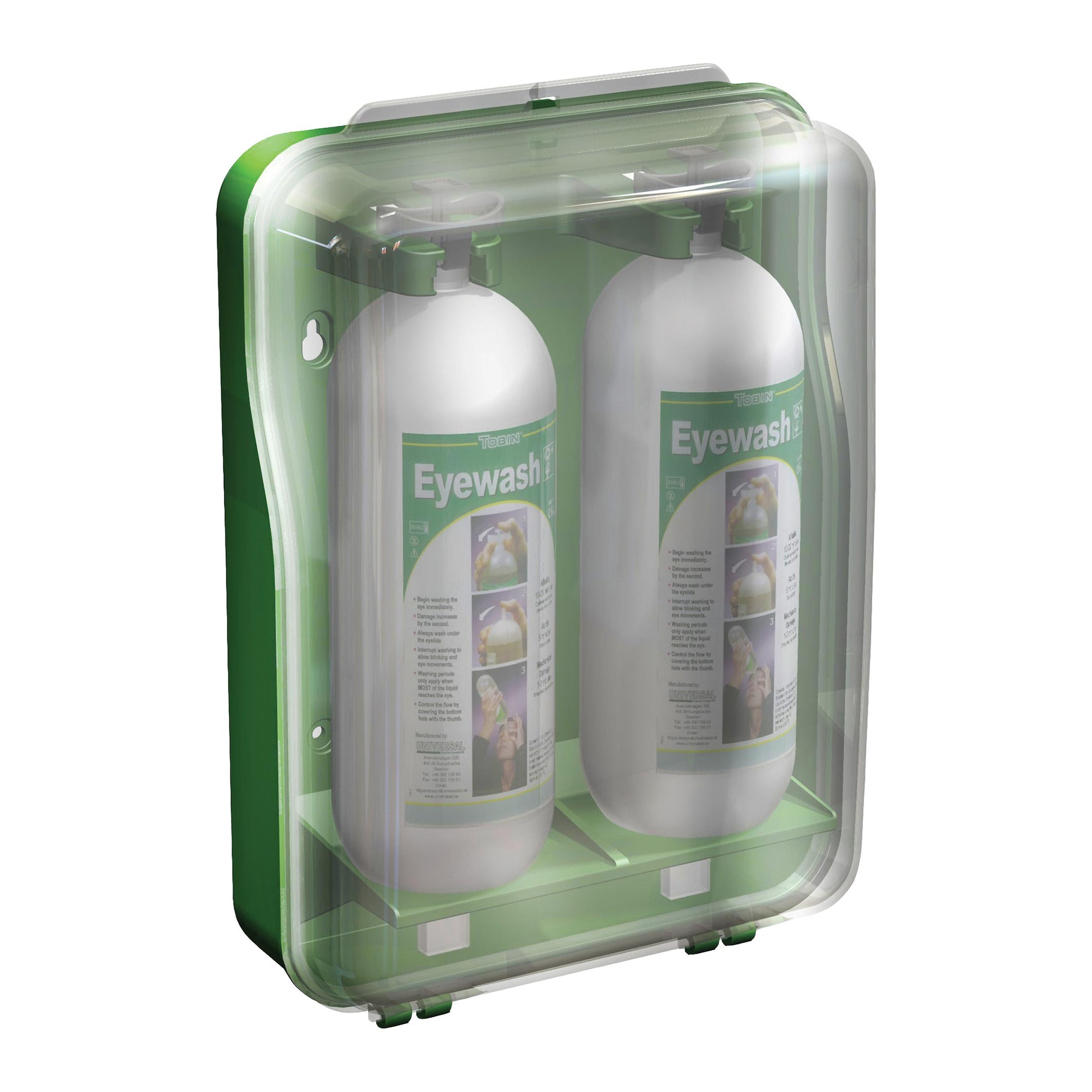 Emergency Eye Wash Cabinet and 2 x 1L Bottles — First Aid Plus Limited ...