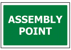 Assembly Point Sign | 450mm x 300mm — First Aid Plus Limited T/A Total ...