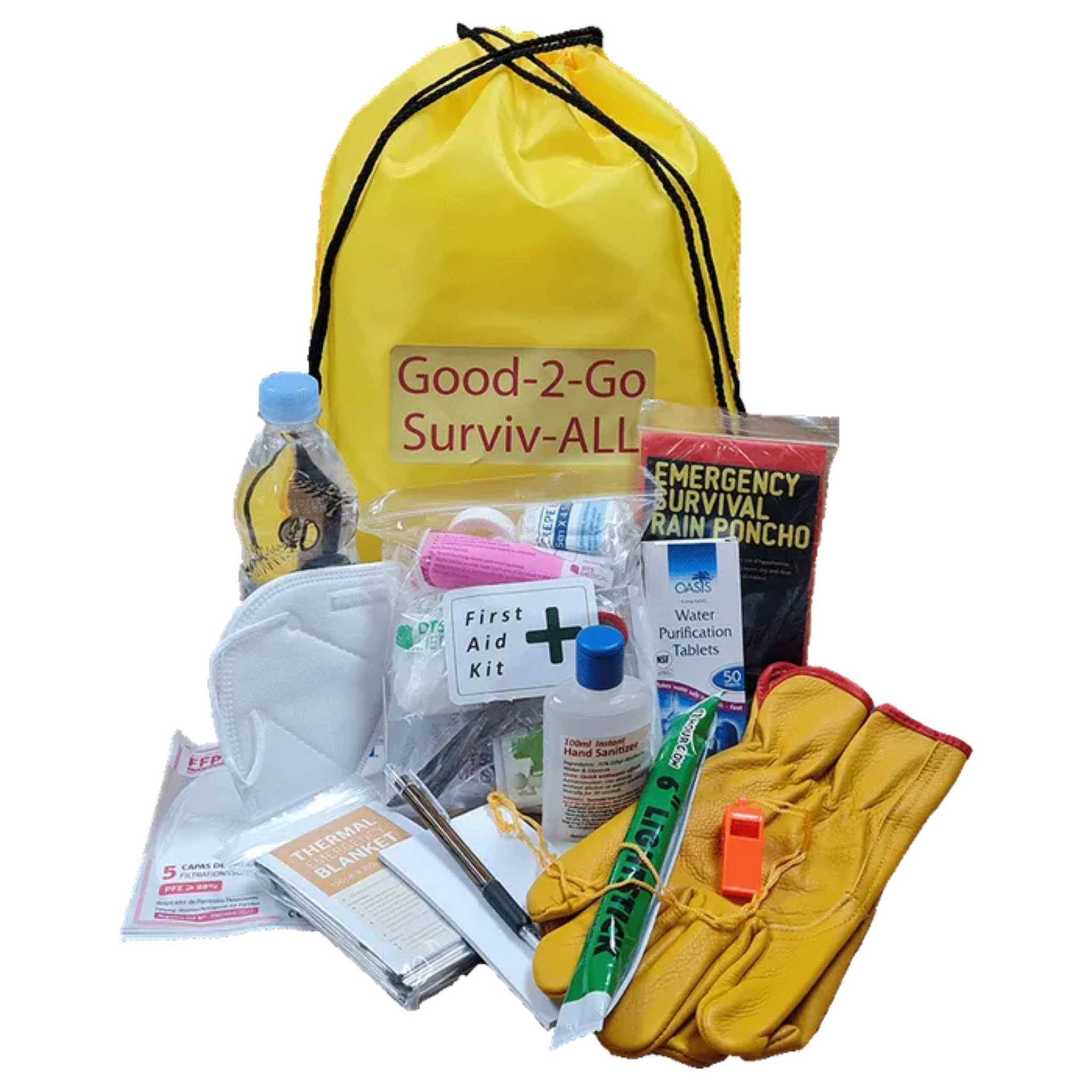 Good-2-Go 1 Person Economy Civil Defence Kit | NZ — Total Safety