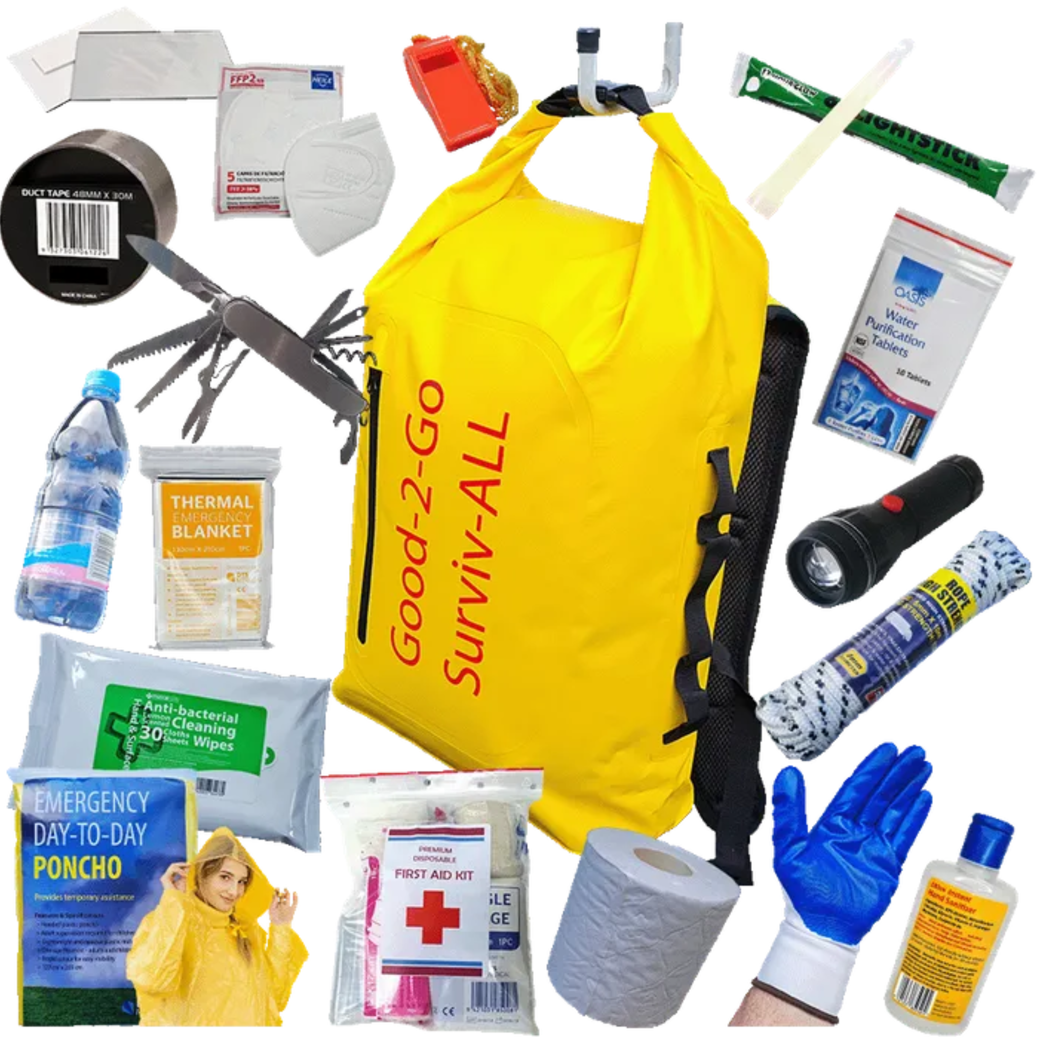 Good-2-Go Civil Defence Survival Kit | NZ Emergency Bag — Total Safety