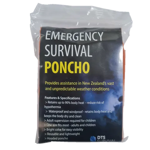 Premium Emergency Poncho — Total Safety