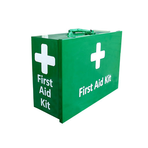 Metal First Aid Cabinet | Fully Stocked — Total Safety